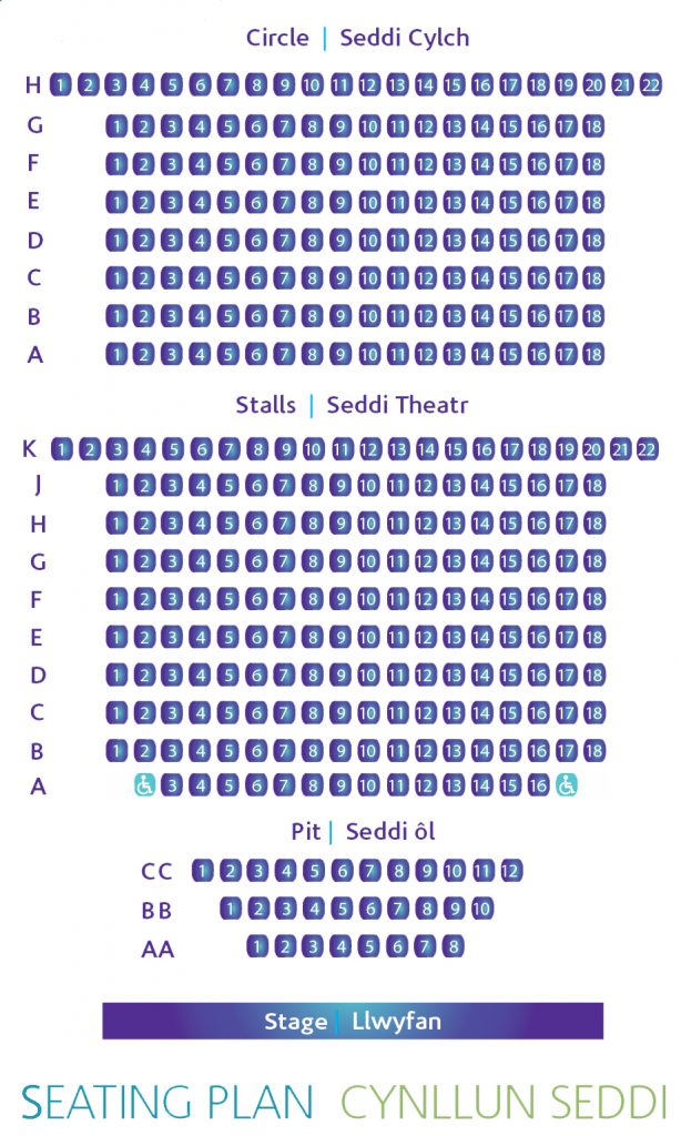 Seating Plan - Gwyn Hall
